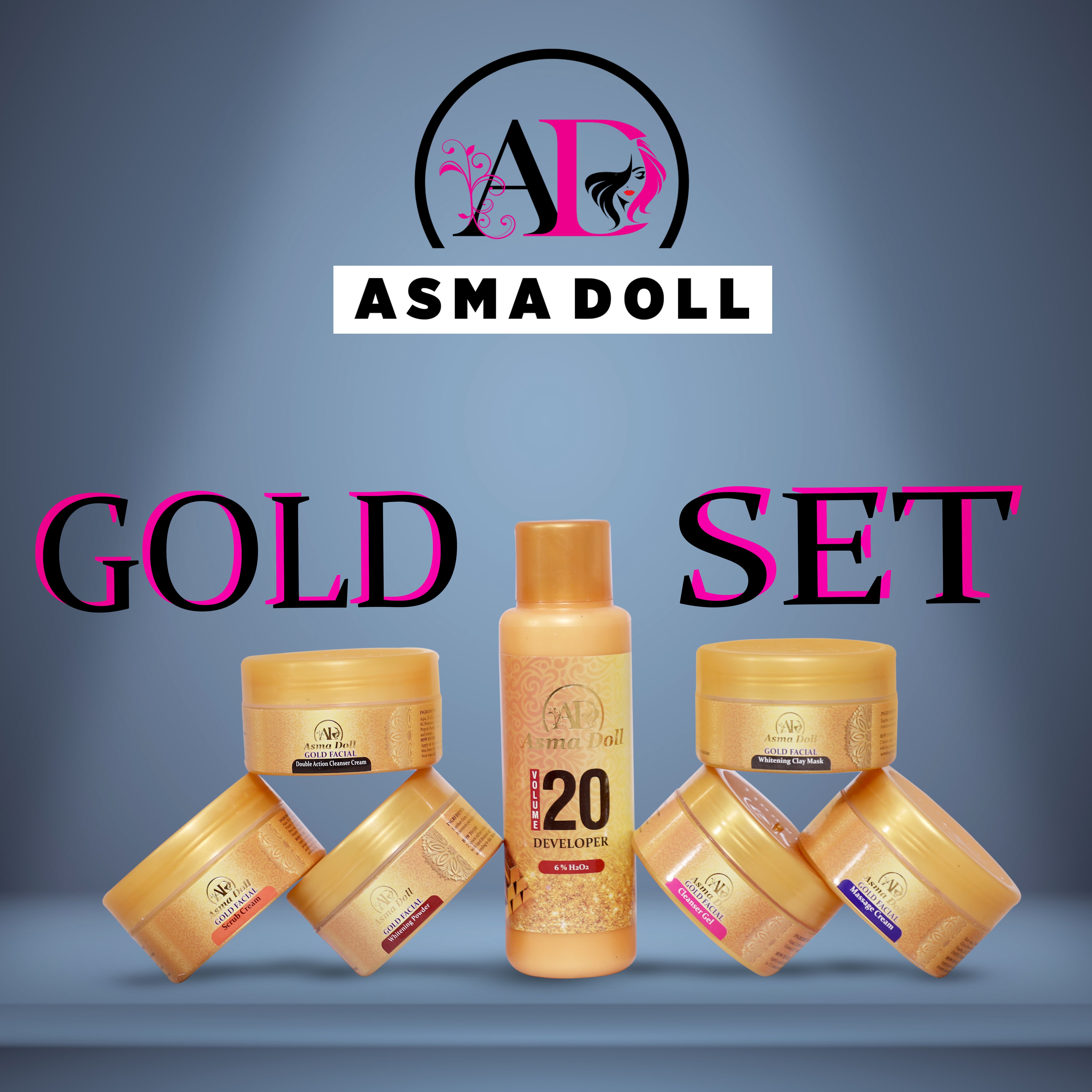 Gold Facial Full Set – Asma Doll Beauty Bar