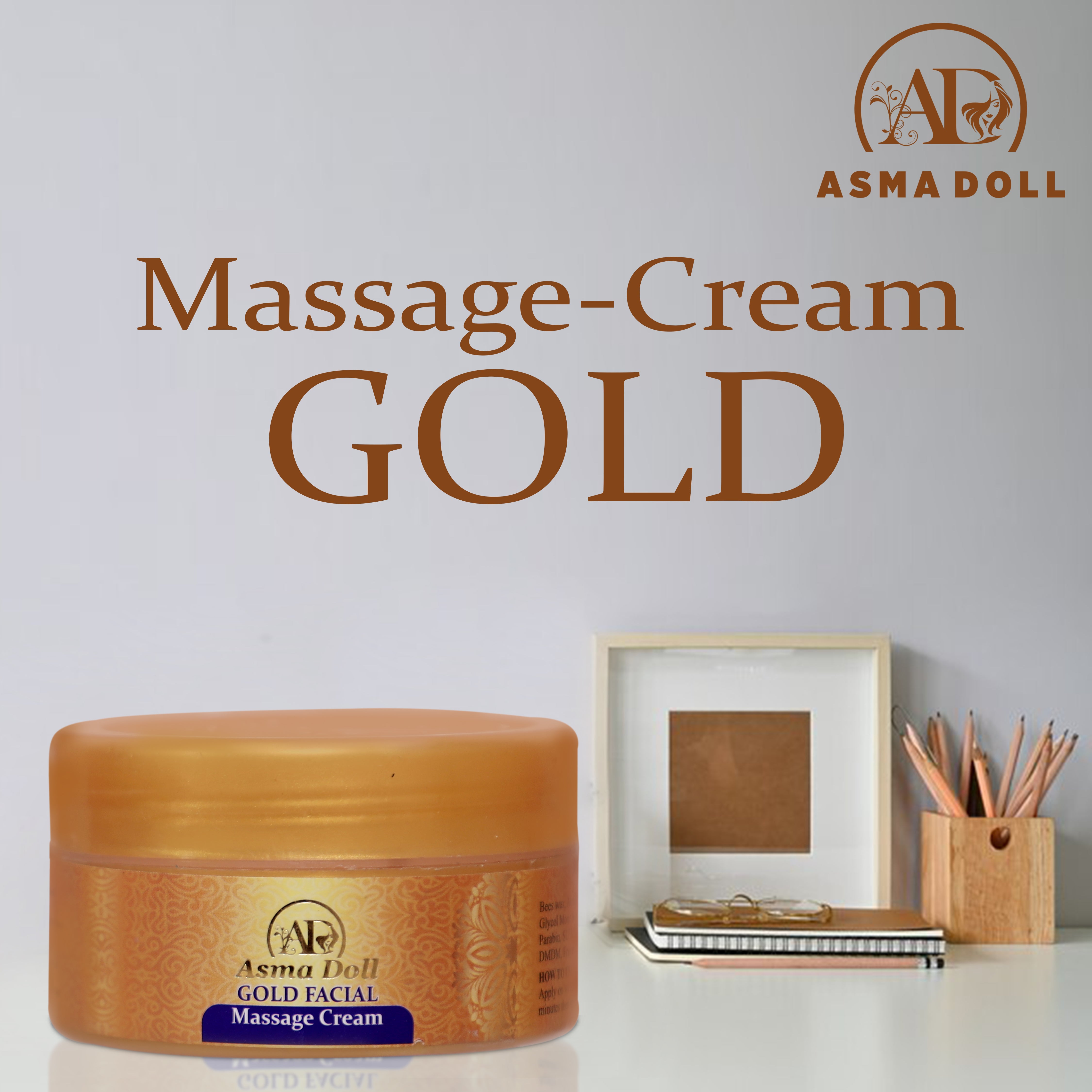 Gold Massage Cream – Asma Doll Beauty Bar