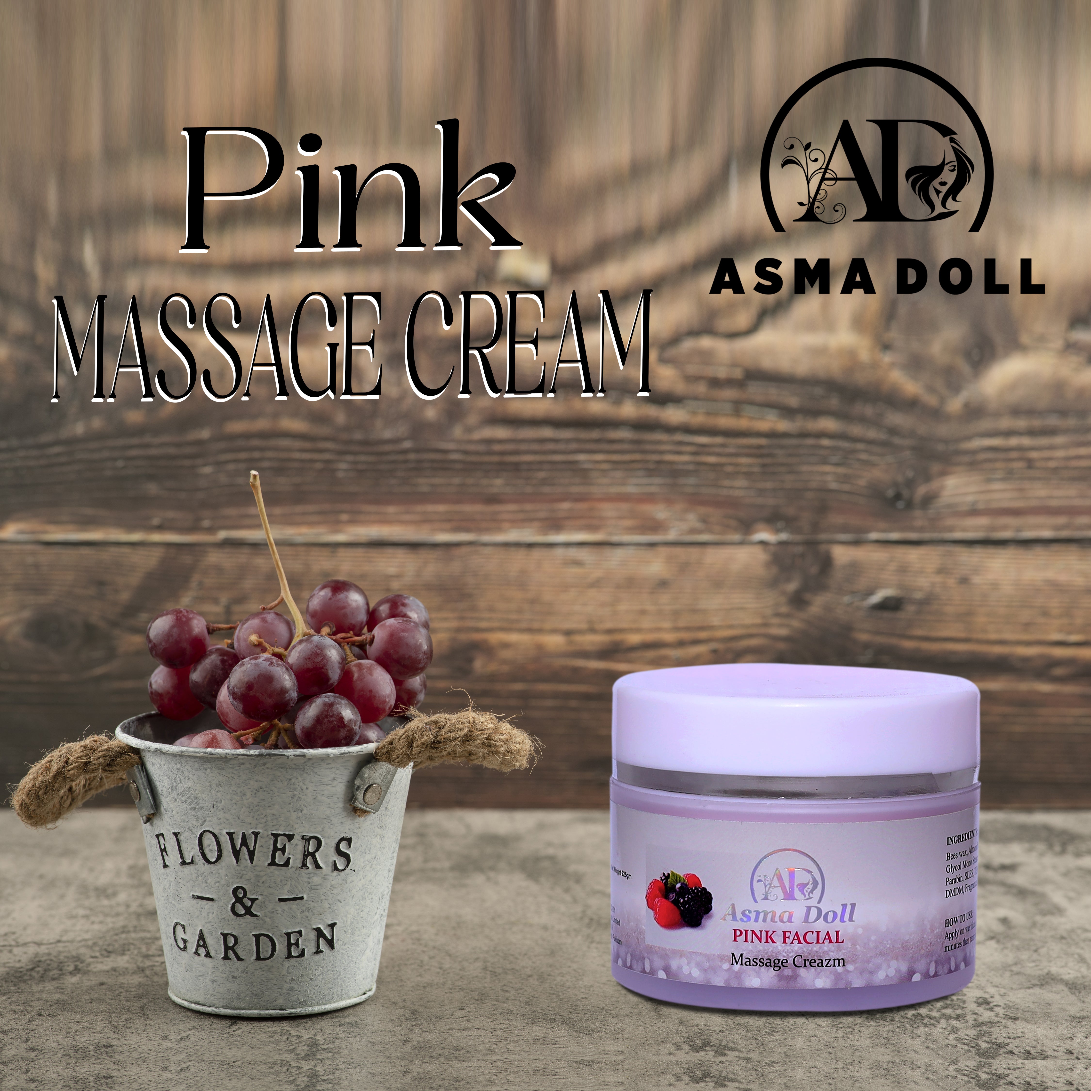 Pink Massage Cream – Asma Doll Beauty Bar