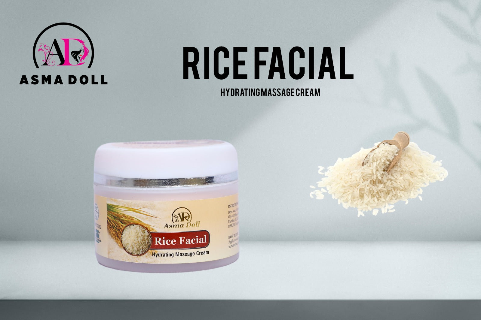 Rice Facial Hydrating Massage Cream – Asma Doll Beauty Bar
